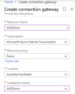 Azure Analysis Services with On-Premises Data Gateway – Part 1 – New ...